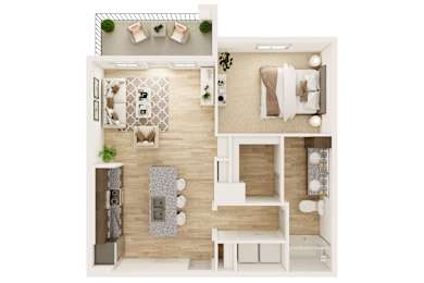 Floor Plans of Dalton Austin Residences in Pflugerville, TX